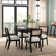 Beachcrest Home Landeros 5 Piece Round Dining Set & Reviews | Wayfair